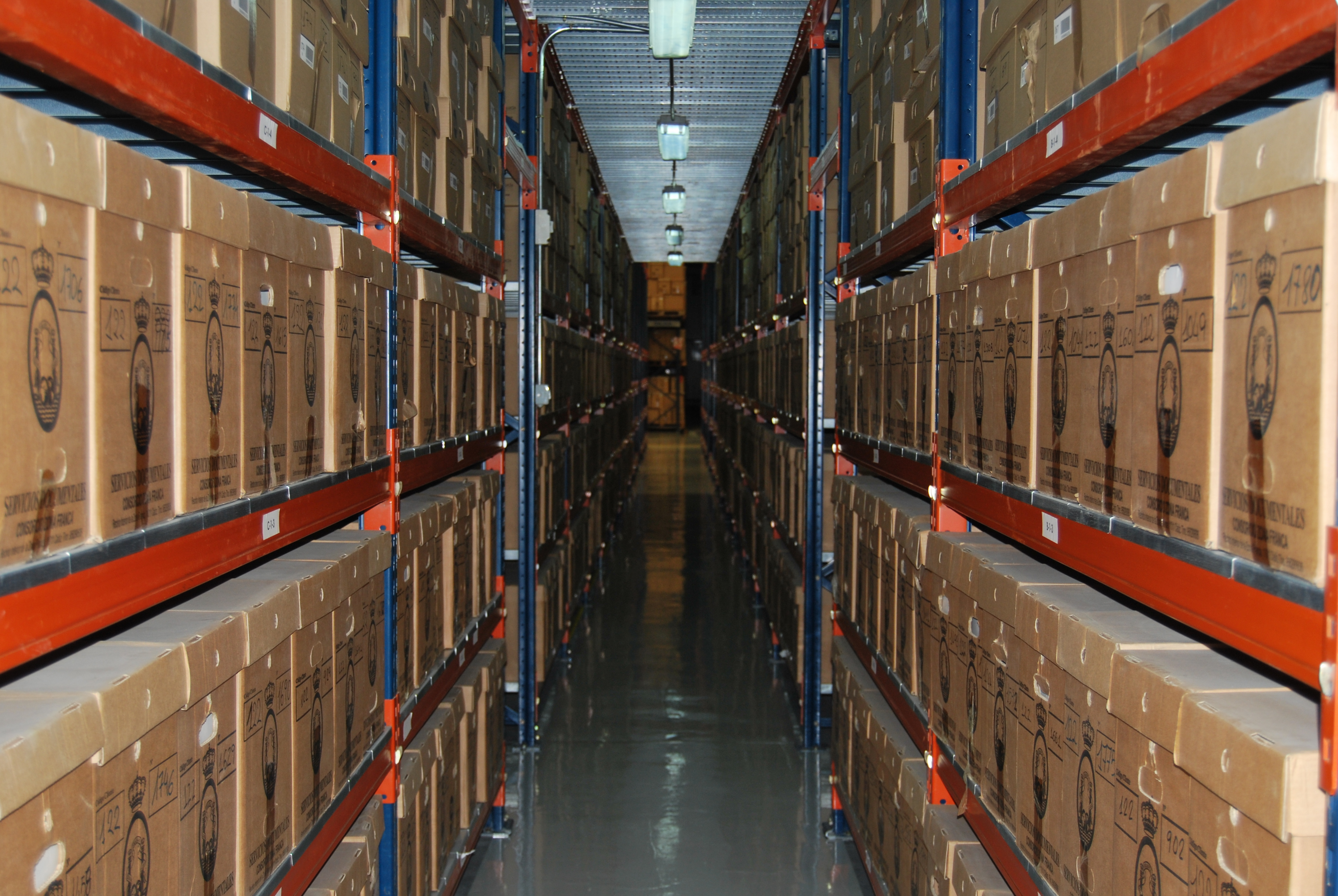 Almacén de archivos - Servicios Documentales de Andalucía